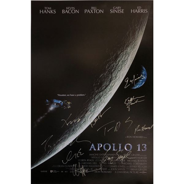 Tom Hanks Autograph Signed Apollo 13 Poster