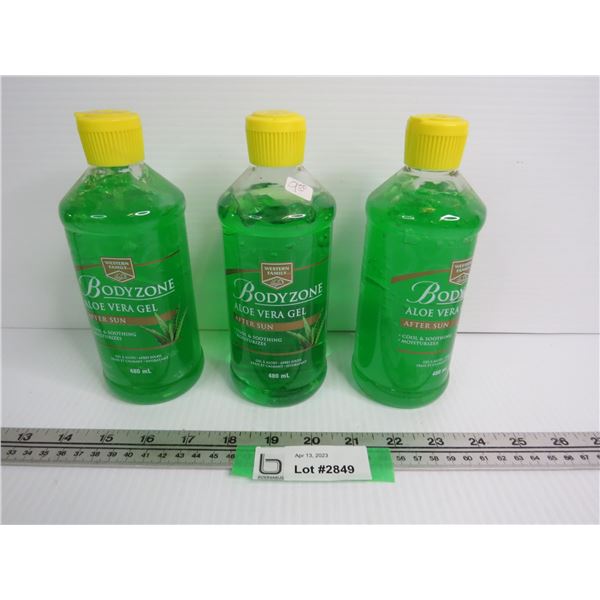 Body Zone Aloe Vera After Sun Gel Bodnarus Auctioneering