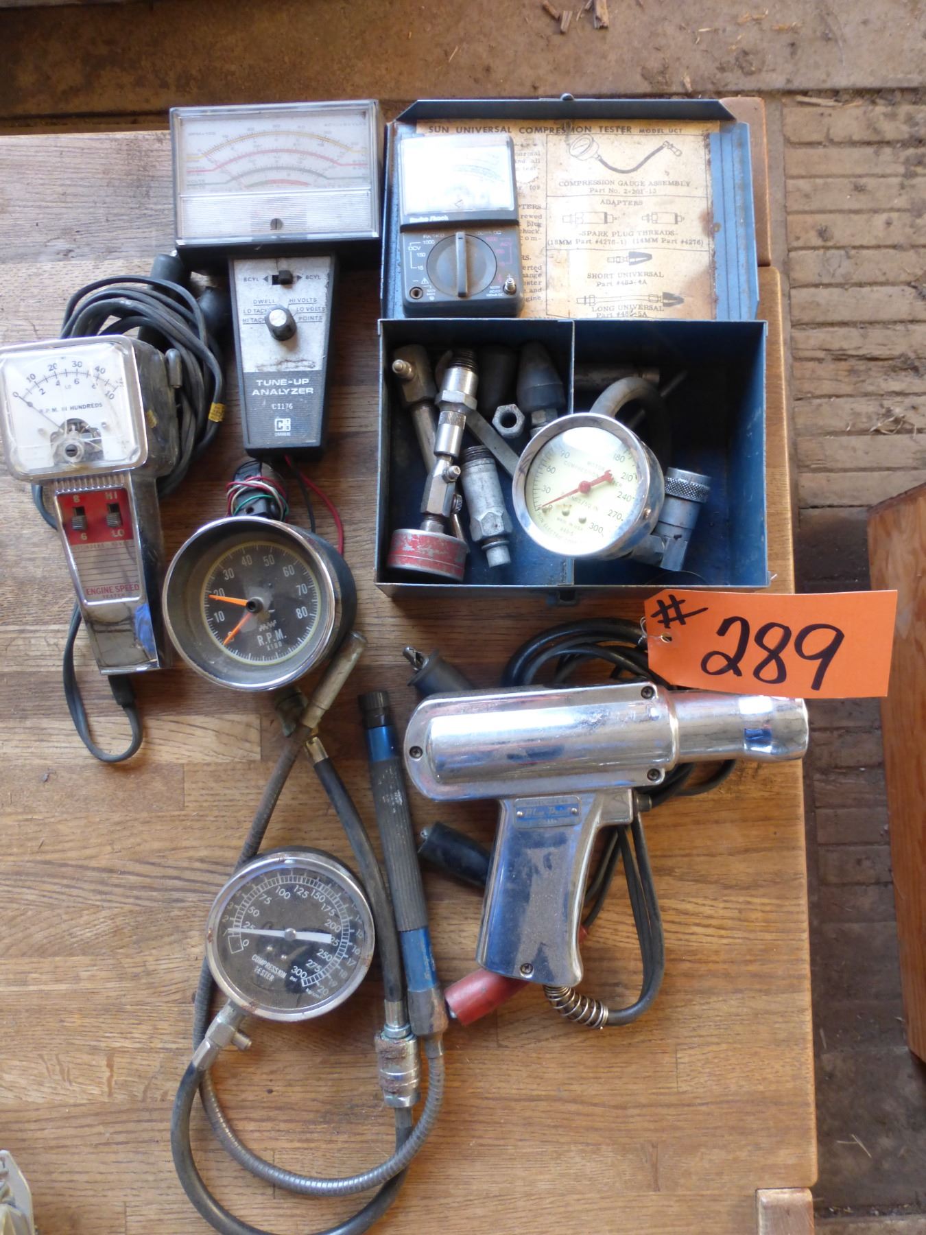 Timing gun and testing equipment