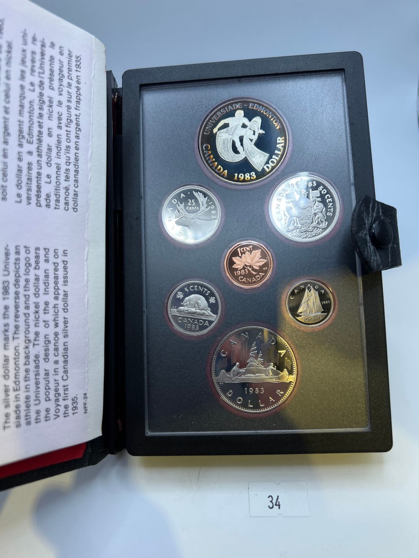 1983 Canadian Proof Double Dollar Set - Beck Auctions Inc.