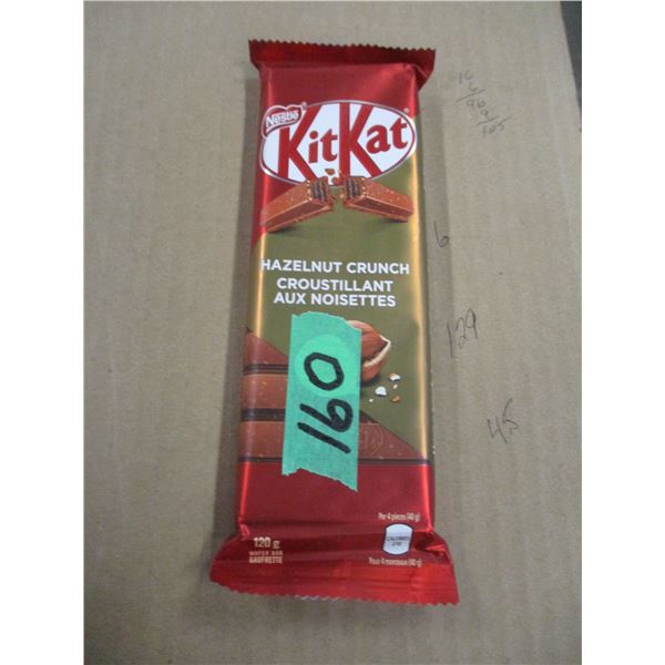 SHELF PULLS (AS IS): KIT KAT HAZELNUT CRUNCH BARS (120G)