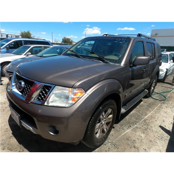 NISSAN PATHFINDER 2008 T-DONATION
