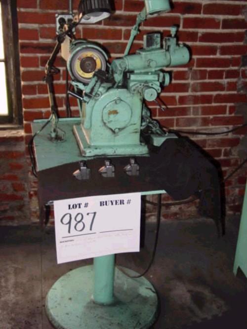 Oliver of Adrian Drill Grinder with stand and 3 drill holders.