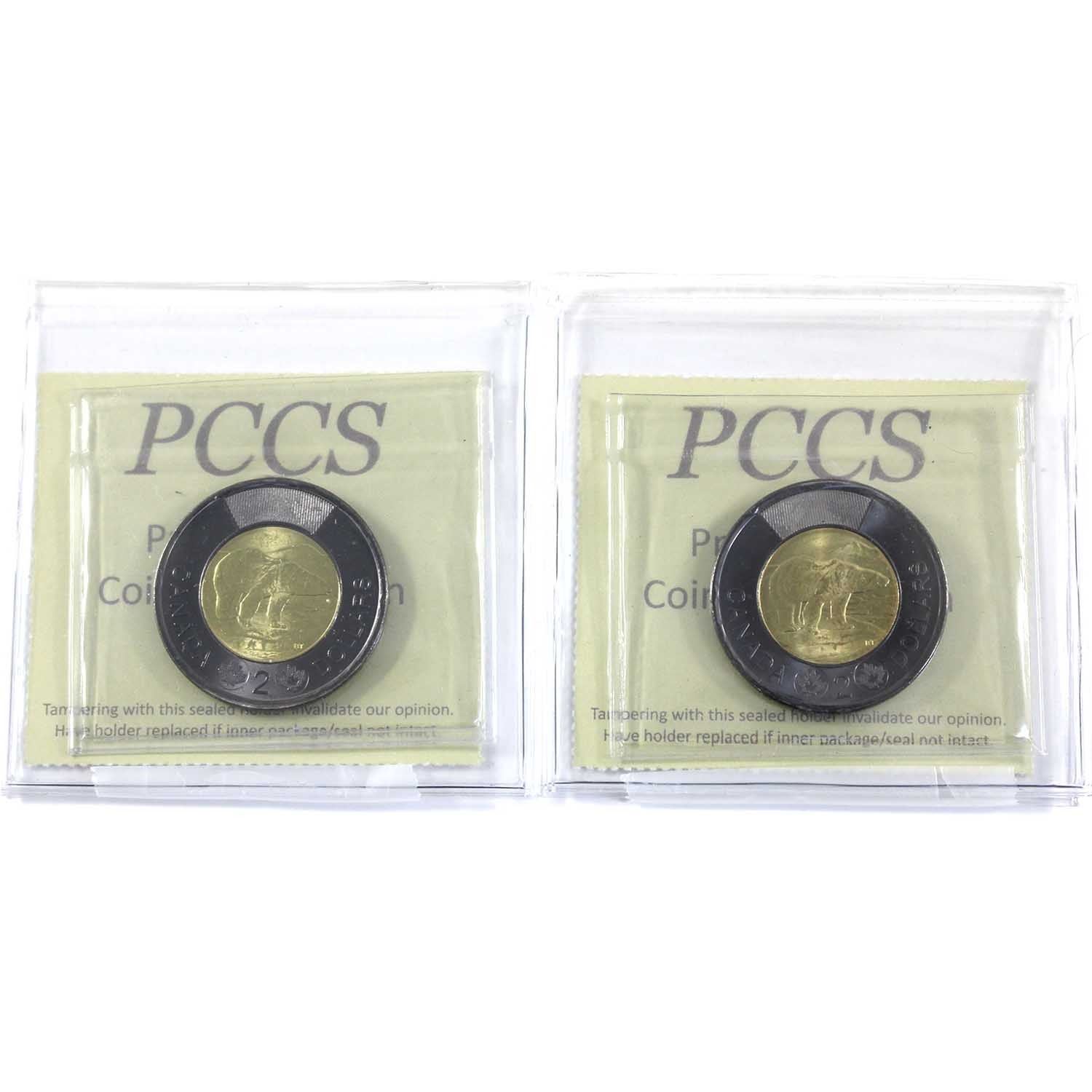 $2 2022 Black Ring-A Solemn Tribute PCCS (Professional Coin Certification System) MS65 & Gem UNC. 2p