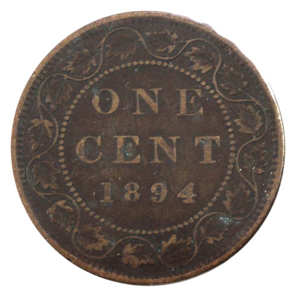 1-cent 1984 Large 4 F-VF (spots)