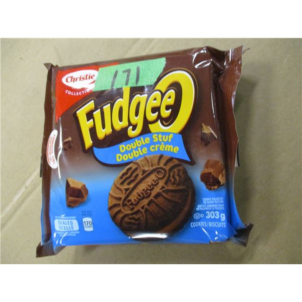 SHELF PULLS (AS IS): FUDGEE O DOUBLE STUFF COOKIES (303G)