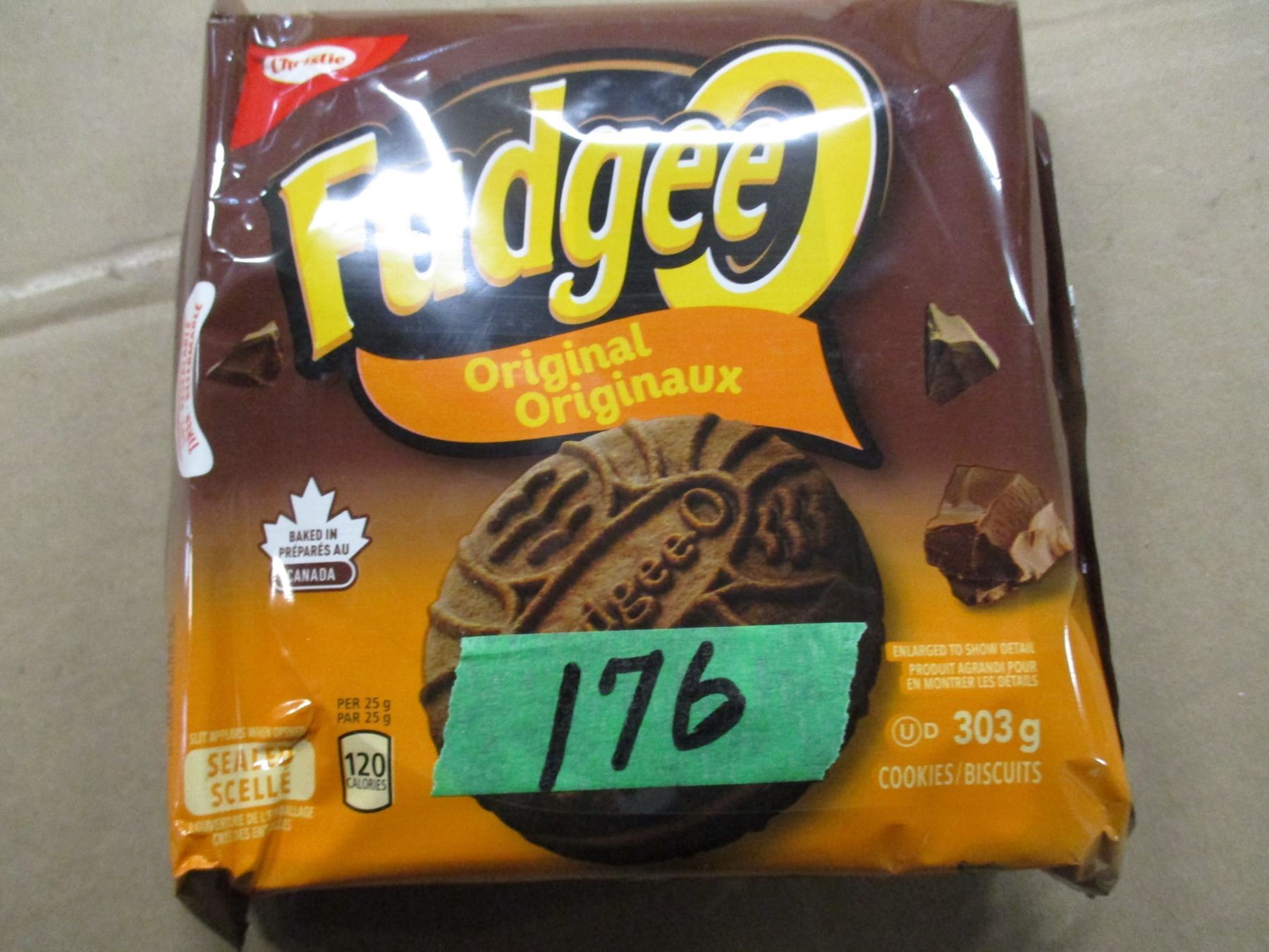 SHELF PULLS (AS IS): FUDGEE-O ORIGINAL COOKIES (303 G)