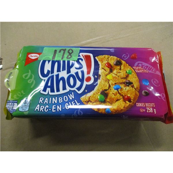 SHELF PULLS (AS IS): CHIPS AHOY RAINBOW COOKIES (258 G)