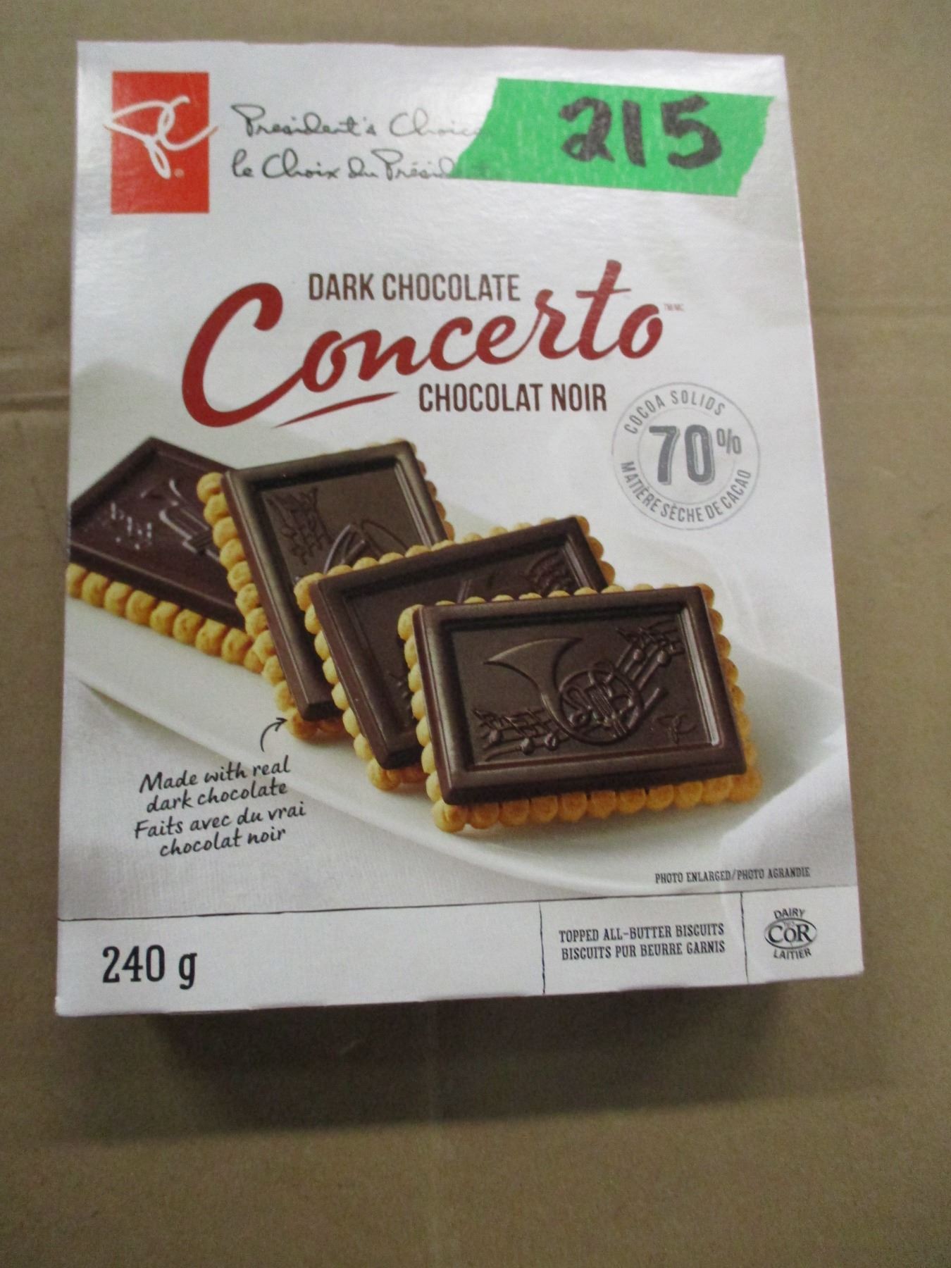 SHELF PULLS (AS IS): PC DARK CHOCOLATE COCONUT BISCUITS (240G)