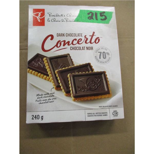 SHELF PULLS (AS IS): PC DARK CHOCOLATE COCONUT BISCUITS (240G)