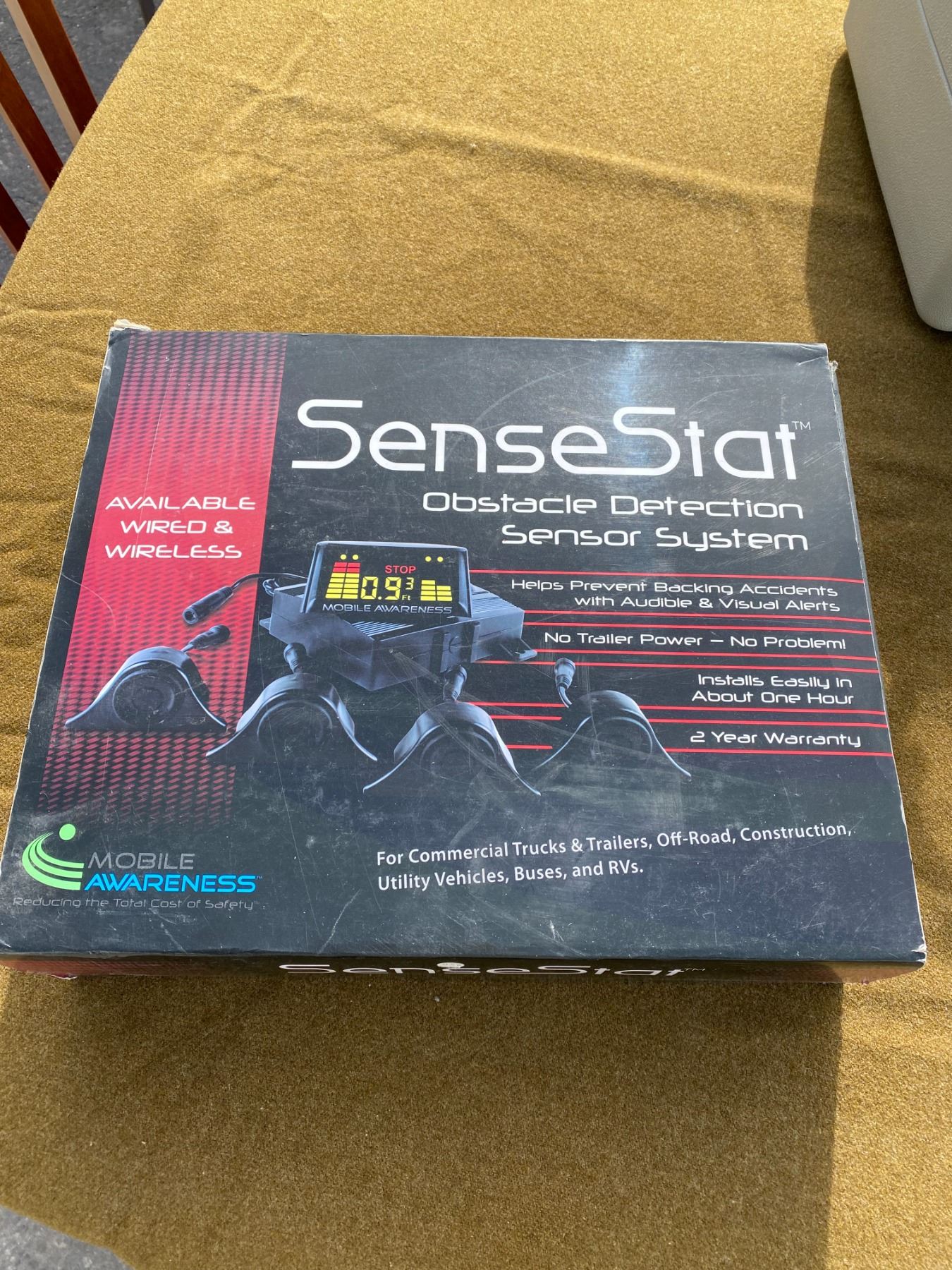 SenseStat obstacle detection sensor system