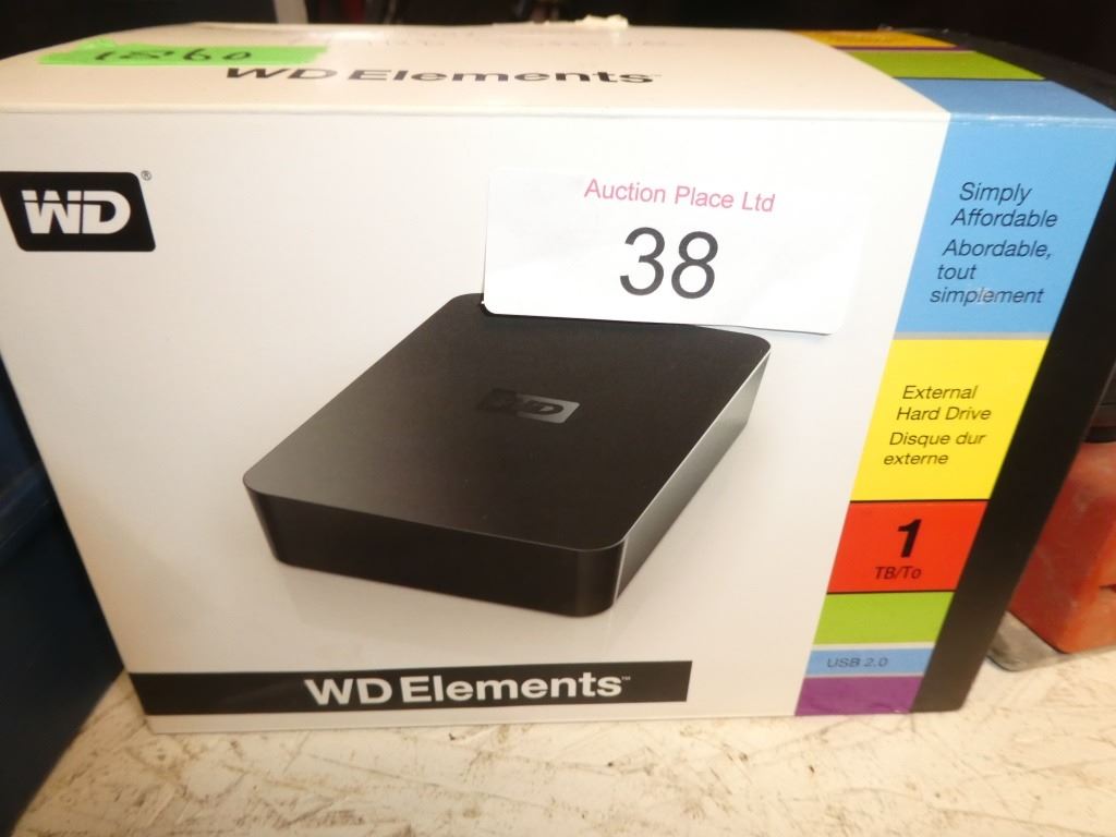 WD Elements 1TB external hard drive