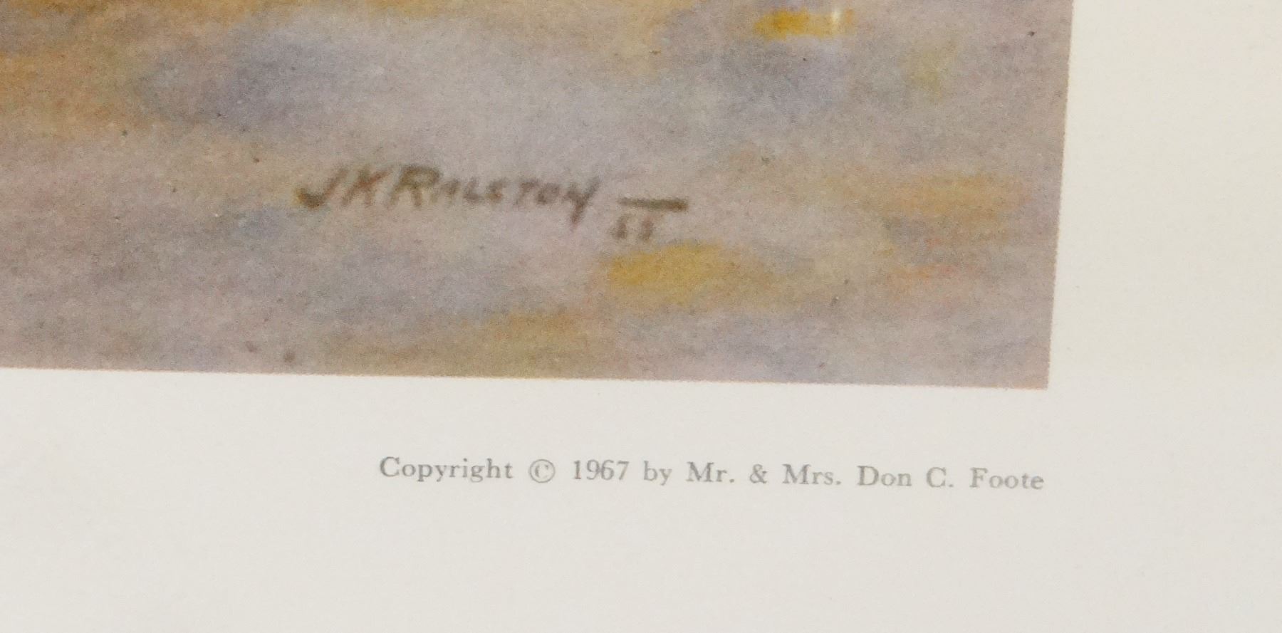 Ralston, J. K. framed print, After The Battle (Little Big Horn), 15" h ...