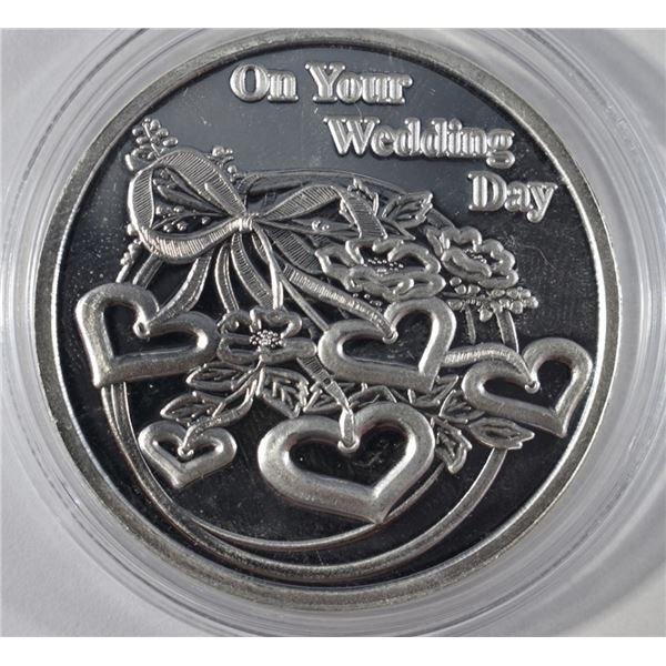 2023 ON YOUR WEDDING DAY .999 SILVER 1 OZ ROUND