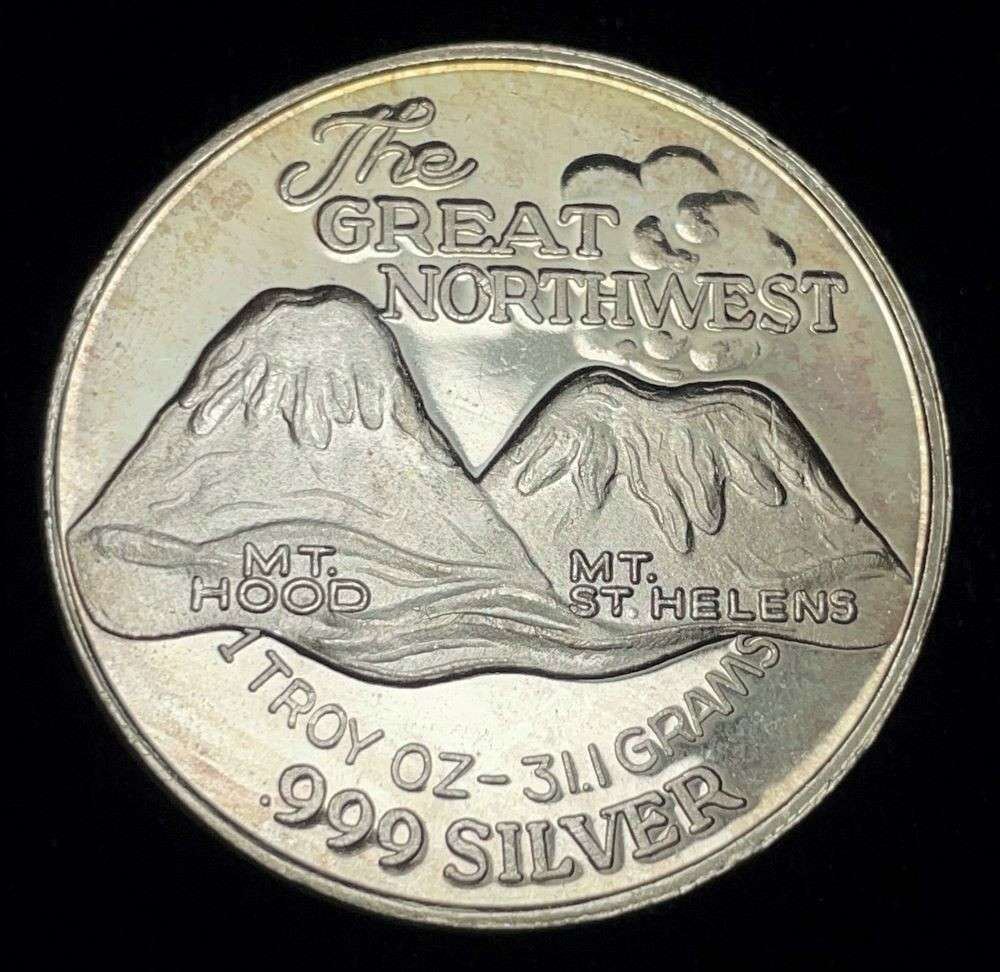 The Great Northwest Proof 1 ozt .999 Silver Trade Unit