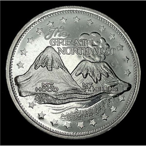 The Great Northwest Proof 1 ozt .999 Silver