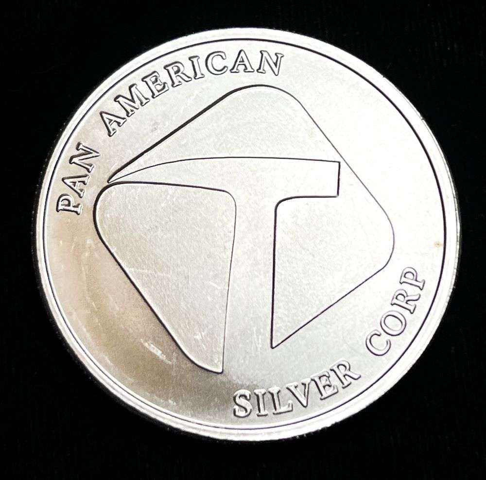 Northwest Territorial Mint Pan American Silver Corp 1 ozt .999 Silver