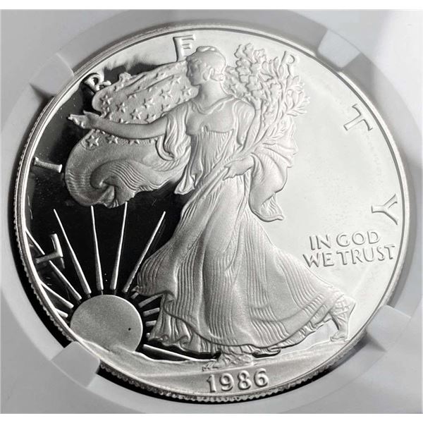 1986-S American Silver Eagle NGC PF69 Ultra Cameo