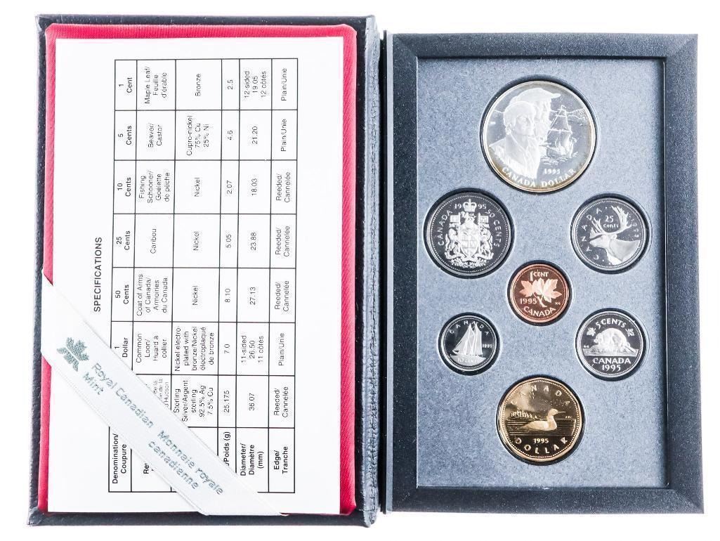 RCM 1995 Proof Set w/ Sterling Silver Dollar