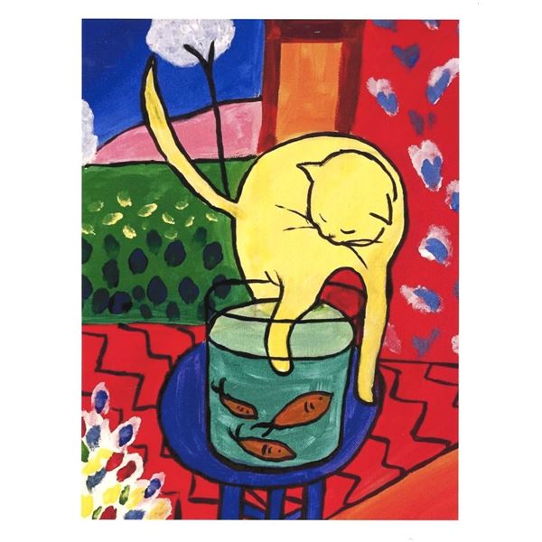 Henri Matisse (1869-1954) "Cat With Red Fish" 11x14 Giclee Art