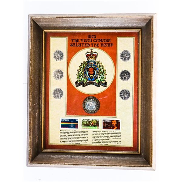 1973 The year Canada Saluted The RCMP Collector Frame