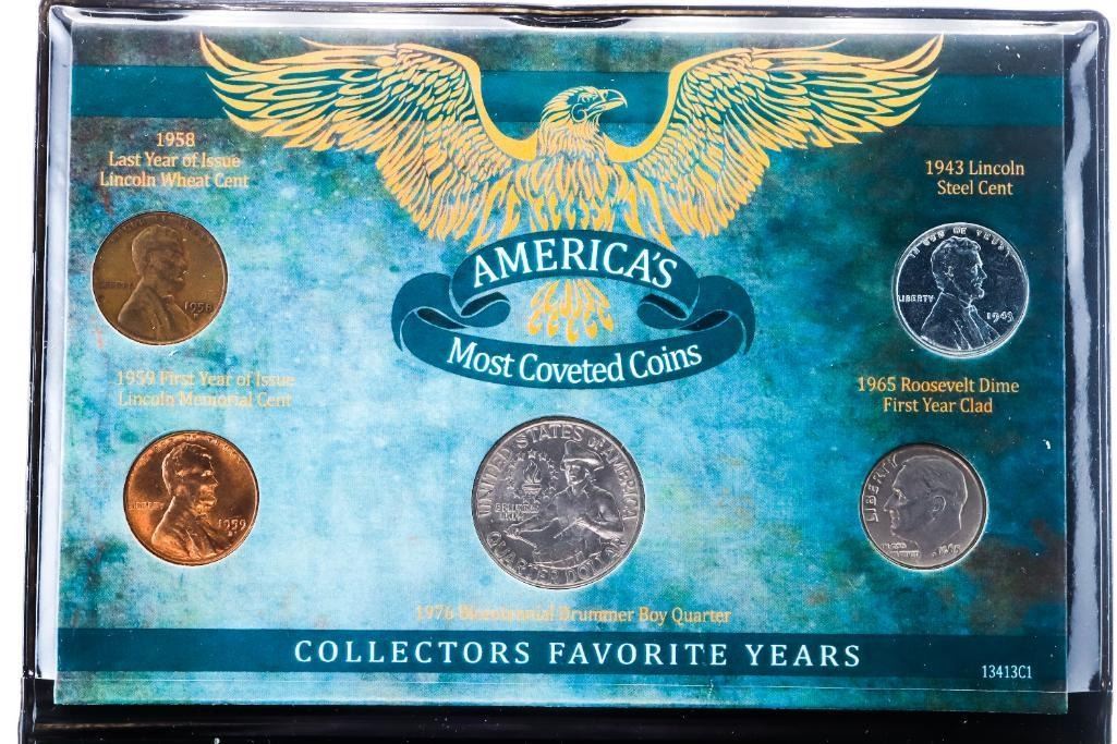 American Coin Treasure America's Most Coveted Coins Set