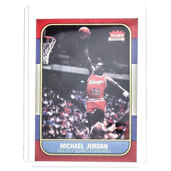 FLEER 1986 Michael Jordan Rookie Card #57 Reprint