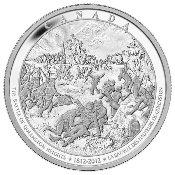 2012 $250 The War of 1812: The Battle of Queenston Heights - Pure ...