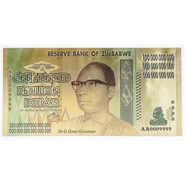 Reserve Bank of Zimbabwe Special 24kt Gold Gilded Commemorative Issue ...