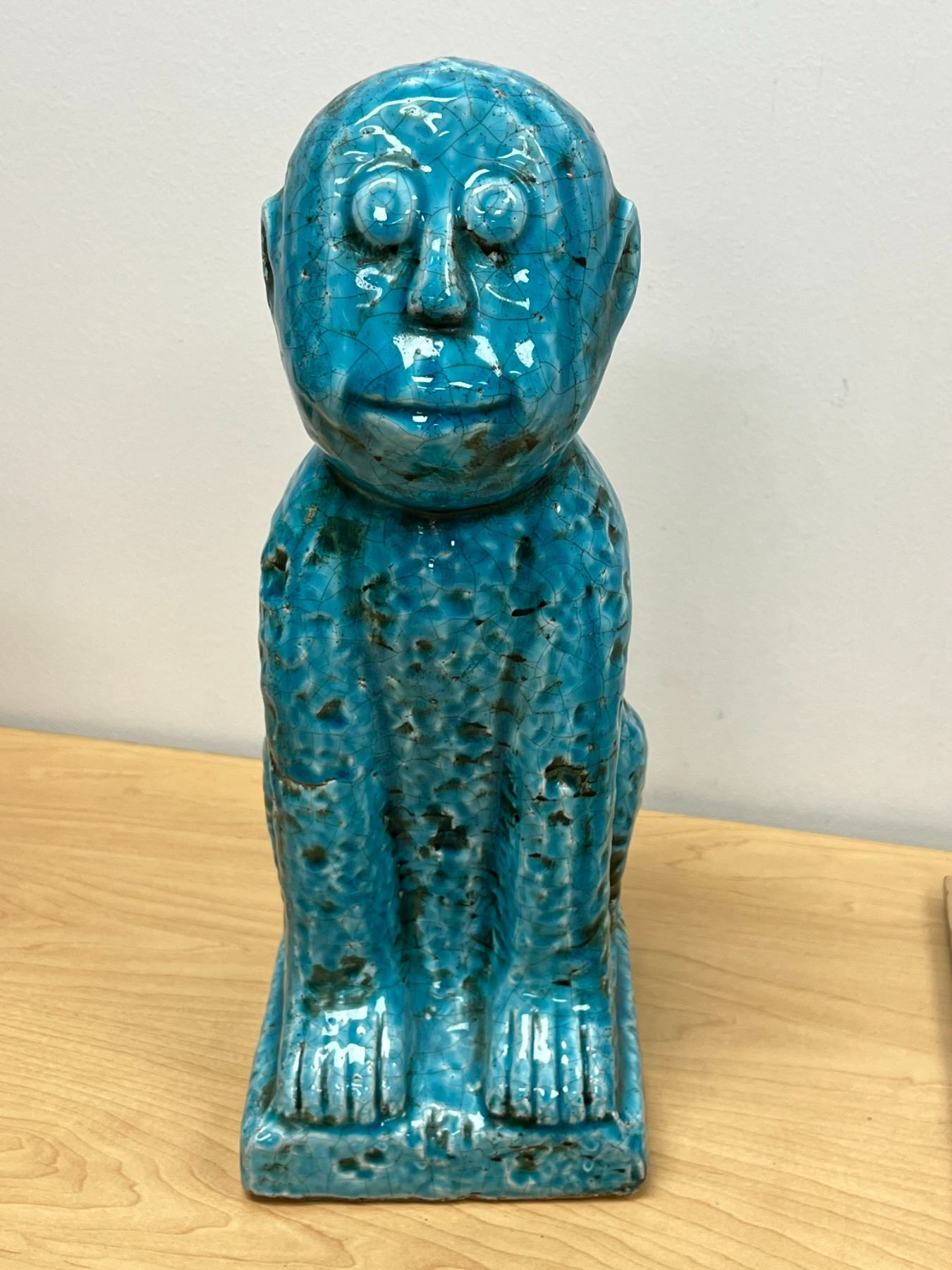 Nice Ceramic? / Plaster? Decorative Statue (approx: 14"T Base approx ...