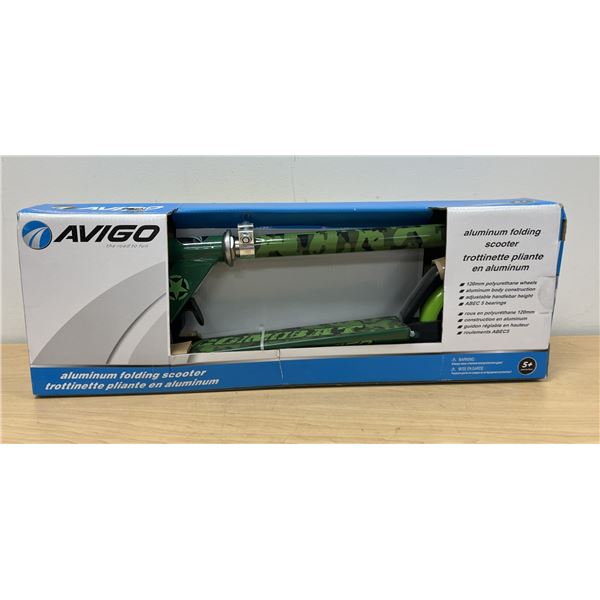 Avigo Aluminum Folding Scooter - Look New in Box - see photos for details