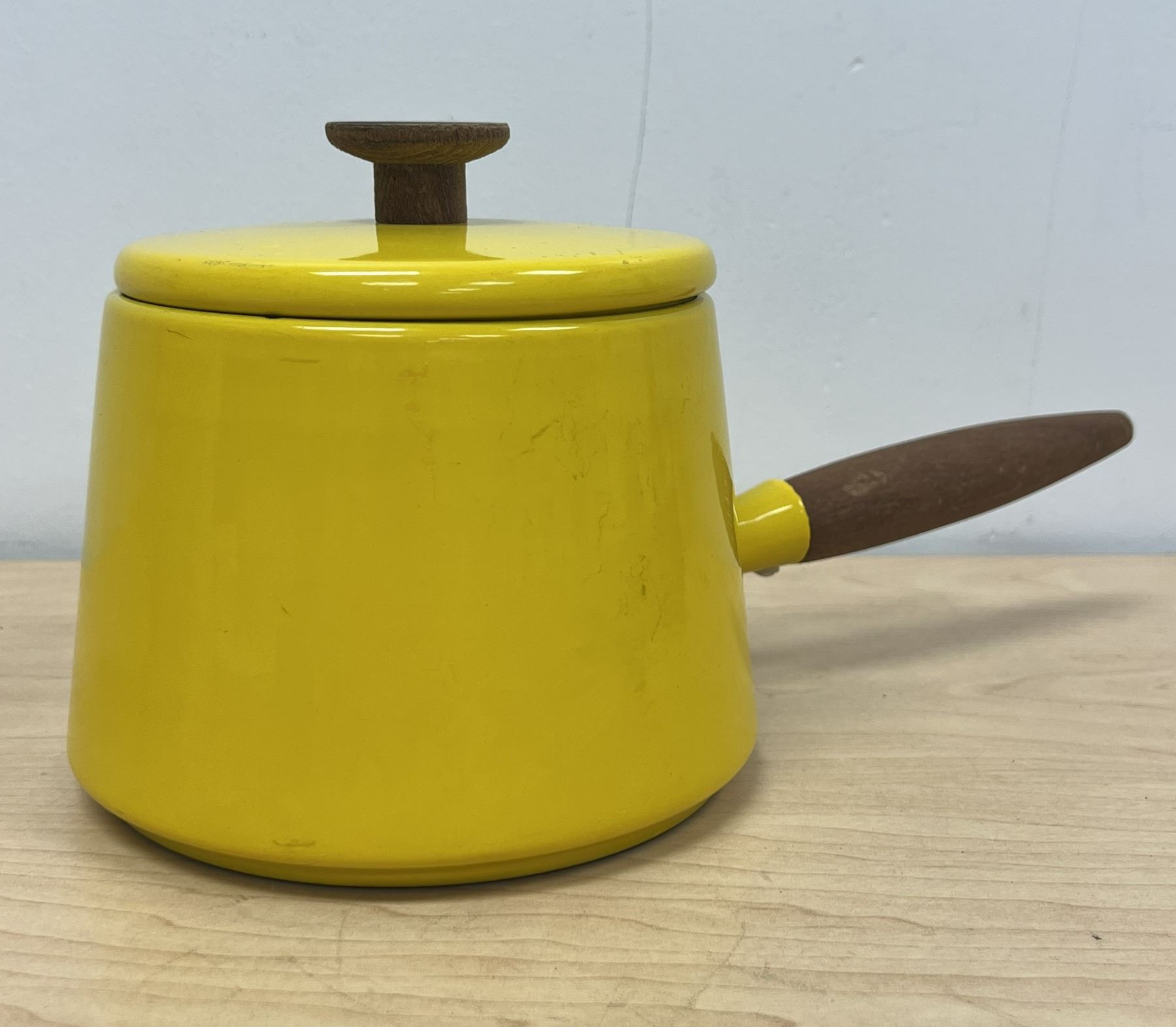 Mid Century Copco Michael Lax Metal Enamel Pot with Lid