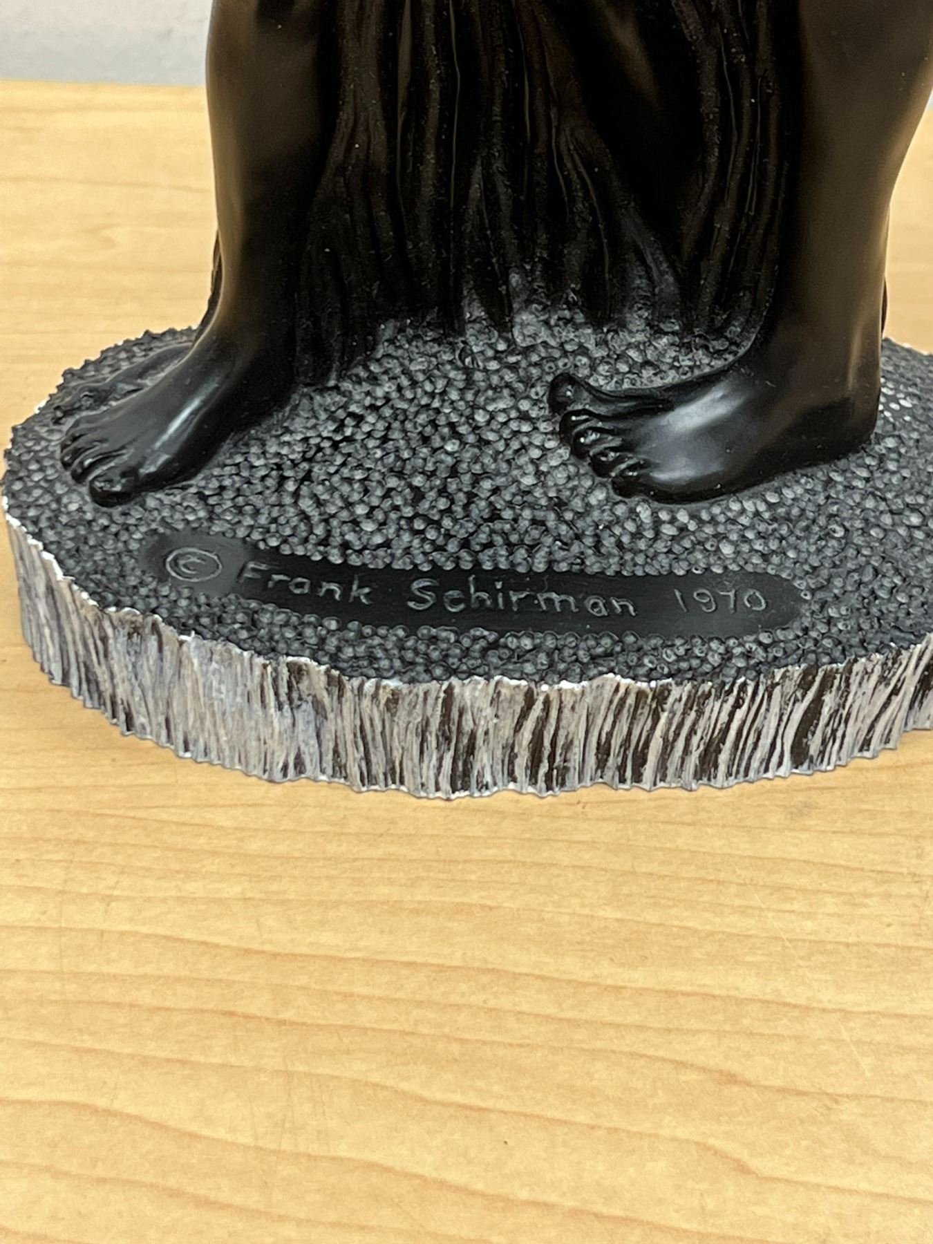 1970 Frank Schirman (Hawaii) Black Coral Akamu & Eva (Adam & Eve ...