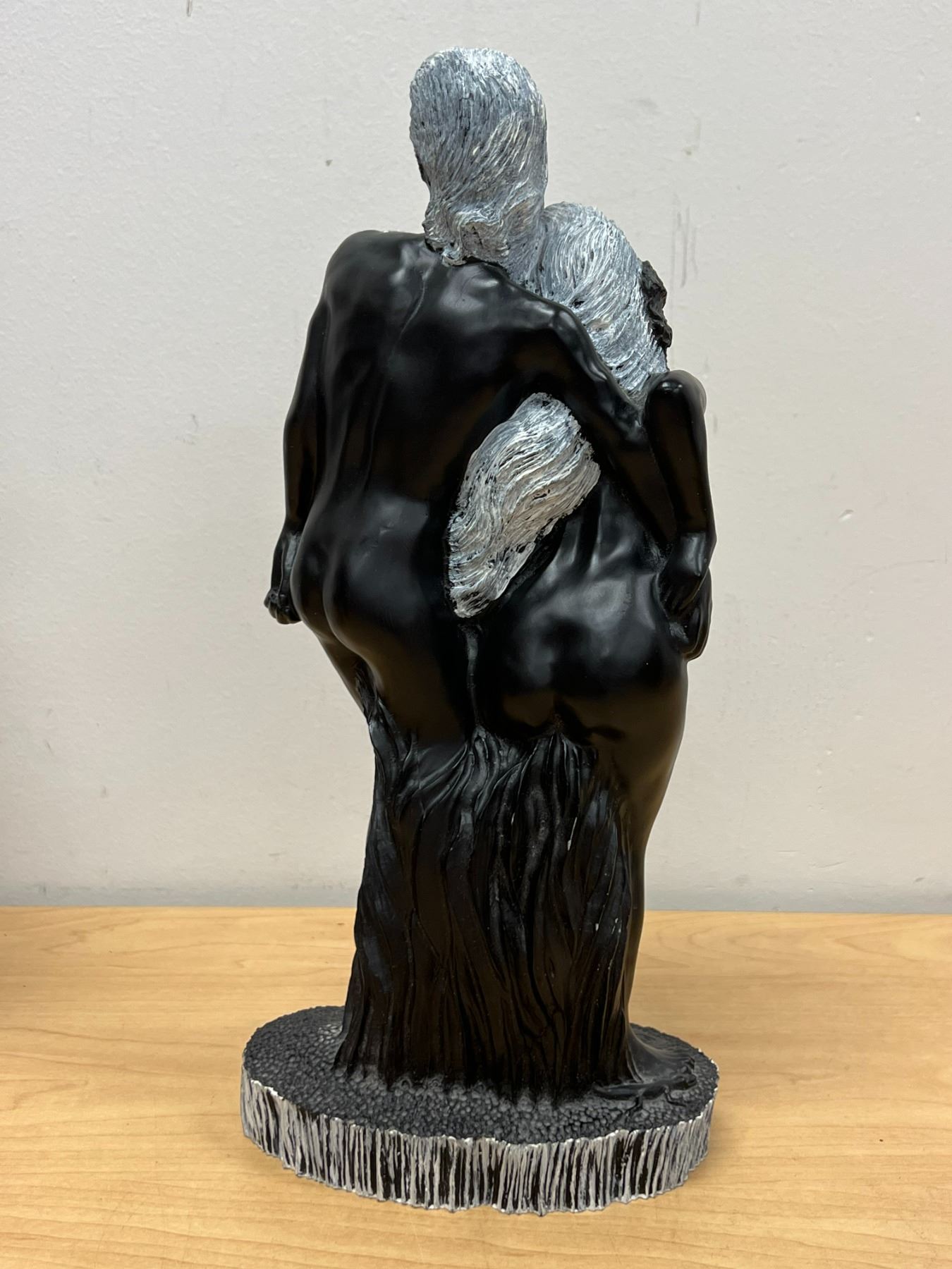 1970 Frank Schirman (Hawaii) Black Coral Akamu & Eva (Adam & Eve ...