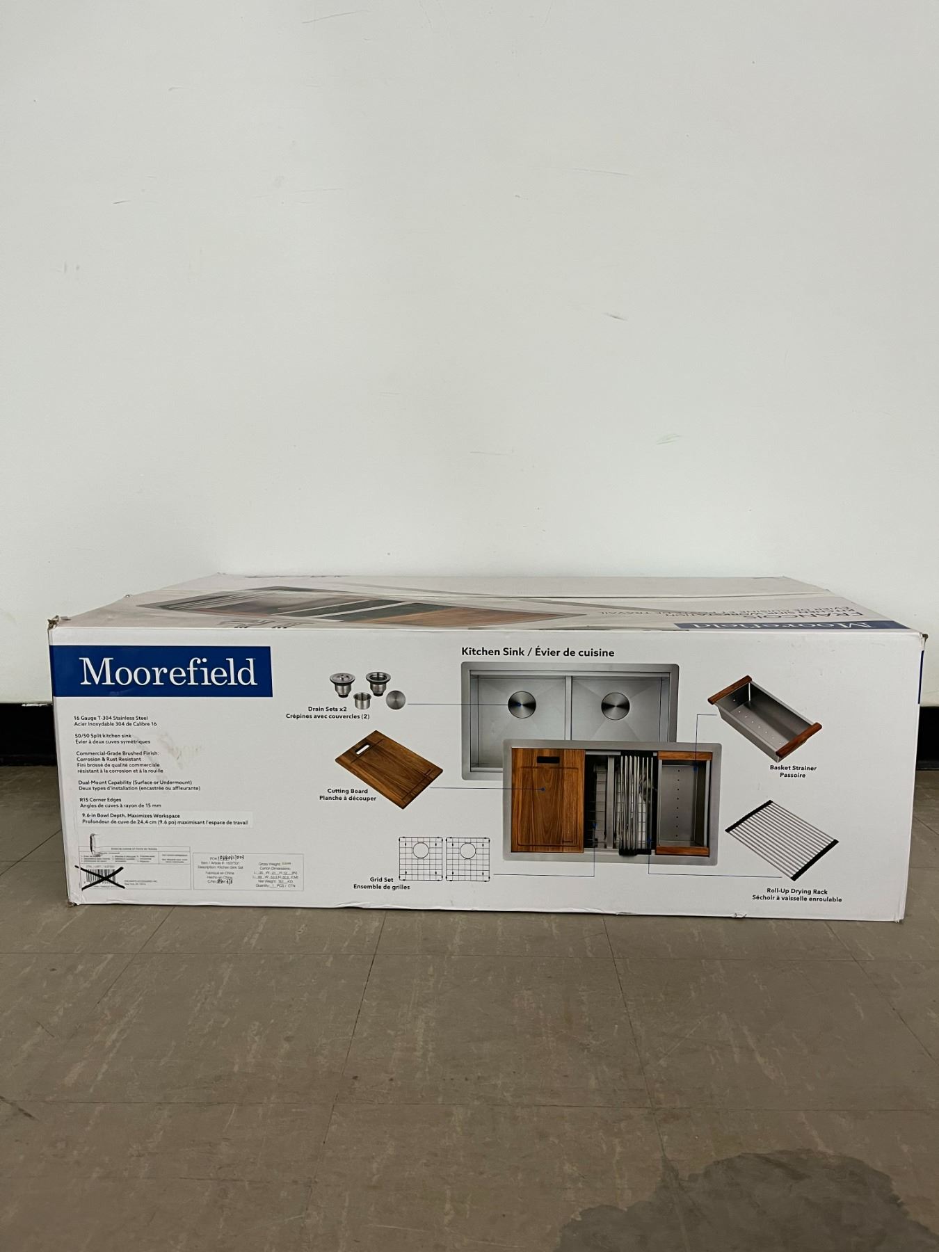 Moorefield Francois Kitchen Sink Workstation, appears unused in ...