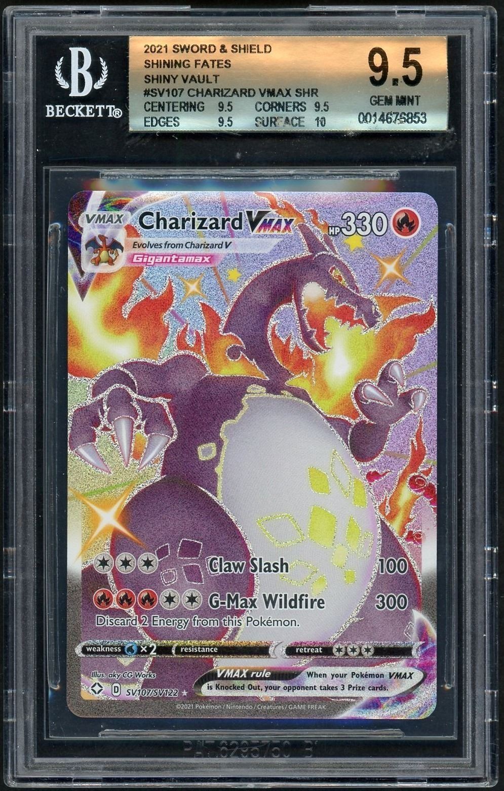 Pokemon: 2021 Charizard VMAX Shining Fates (BGS 9.5)