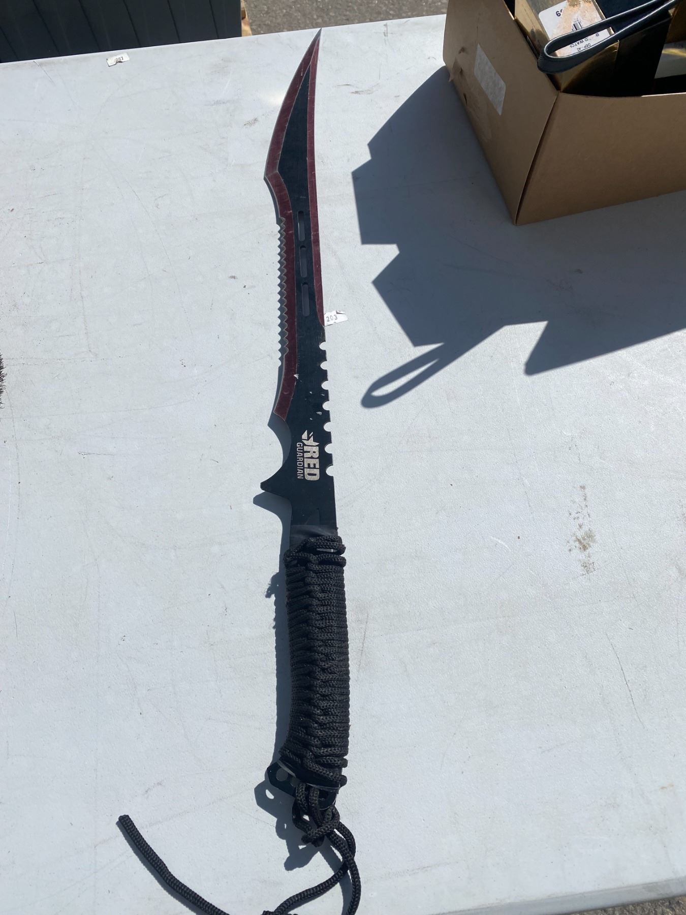 Red Guardian blade