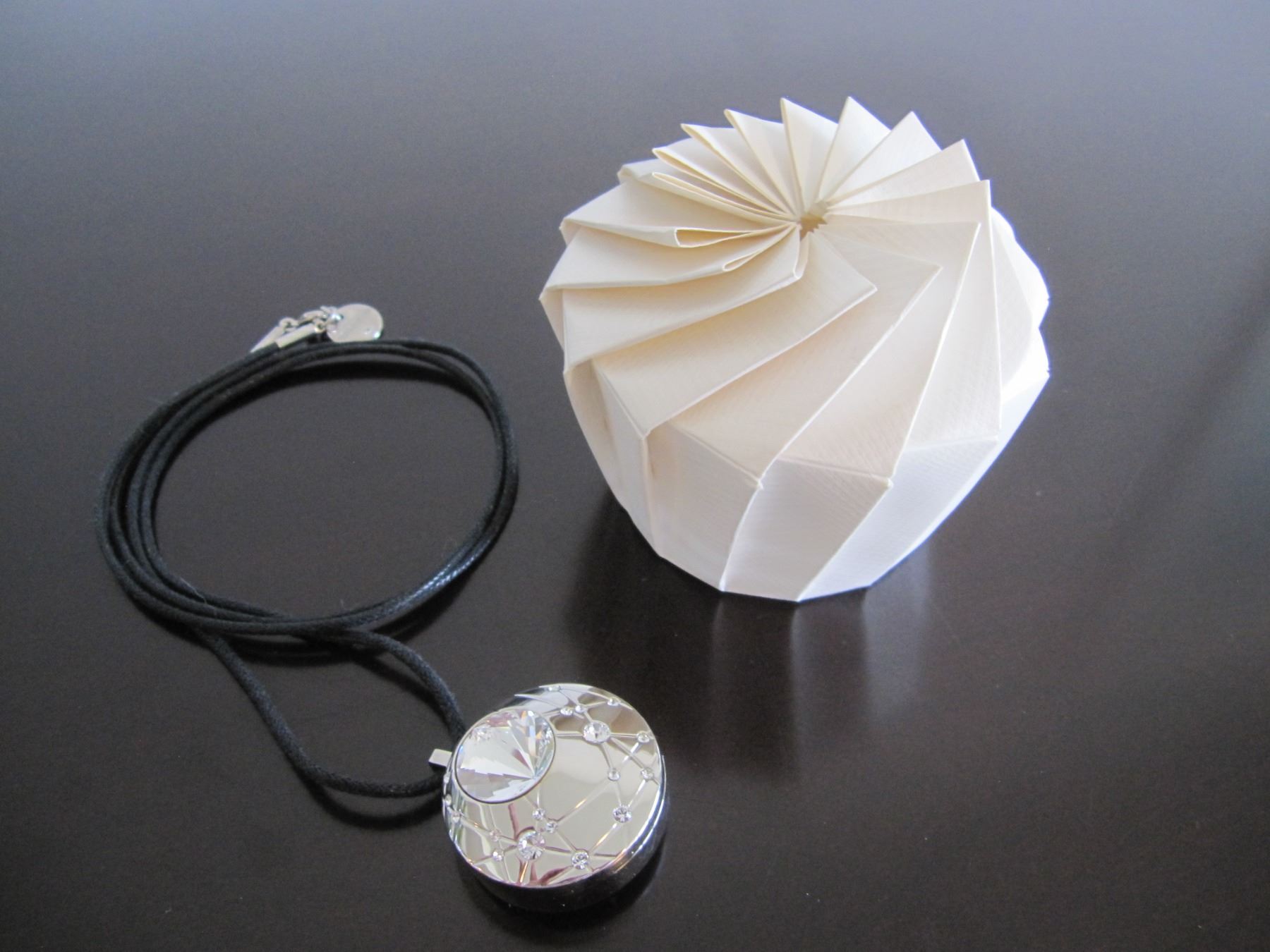 Vintage Swarovski sliding locket