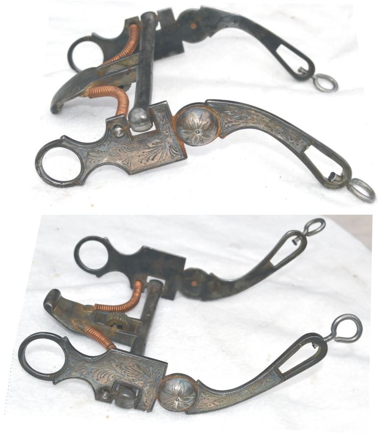 Eduardo Grijalva silver inlaid spade bit