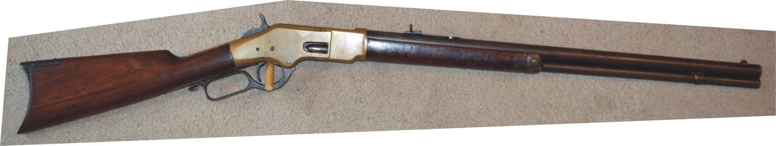 Winchester 1866 yellow boy rifle .44
