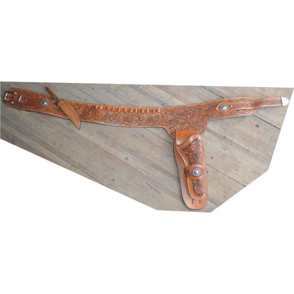 Pale Rider single buscadero rig, fits a Colt Peacemaker