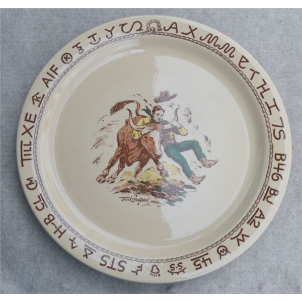Wallace China Western Ho Rodeo pattern