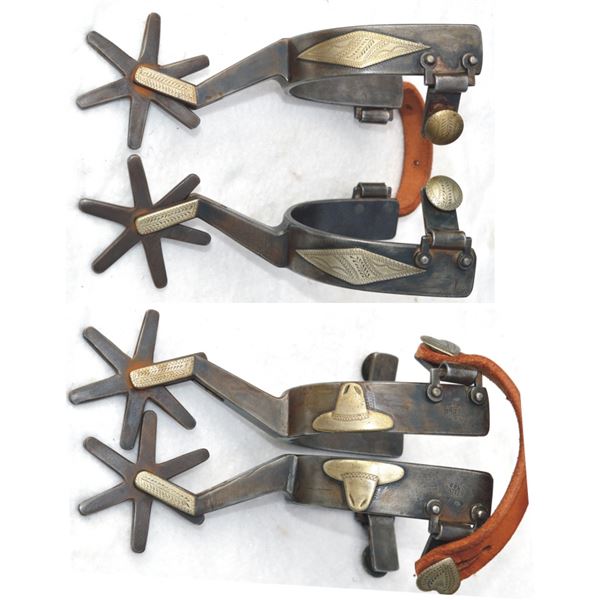 Kelly Bros double mounted spurs
