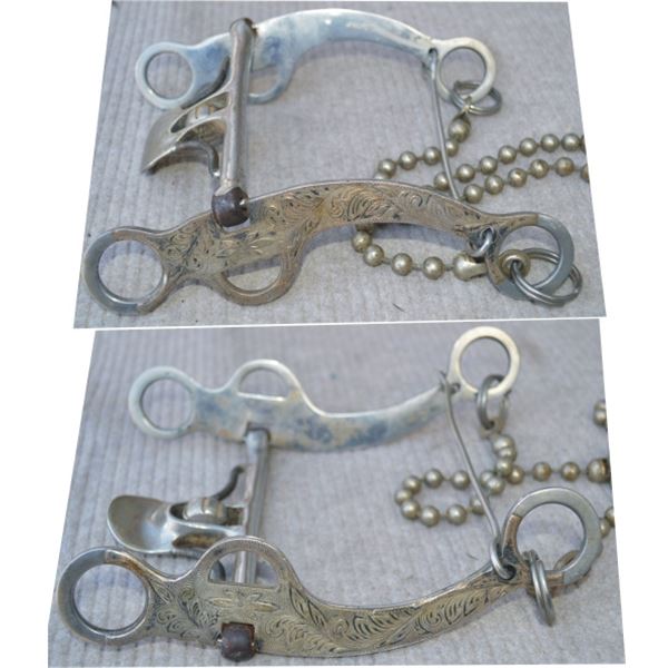 Crockett silver overlaid spade bit