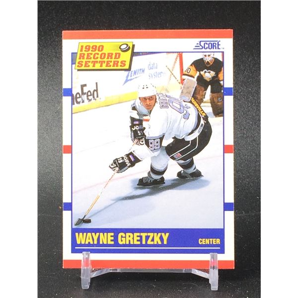 WAYNE GRETZKY 1990 SCORE RECORD SETTERS WAYNE GRETZKY 1990 SCORE RECORD SETTERS