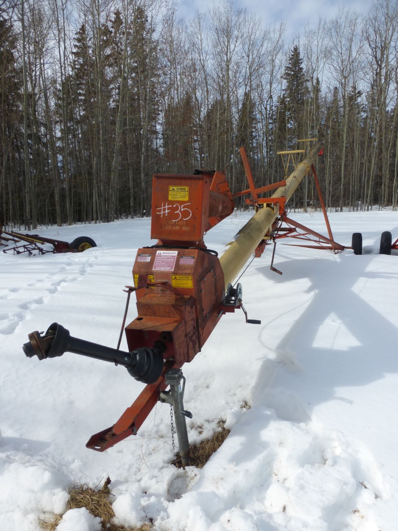 MK 10" x 51' auger 540 PTO c/w reverser