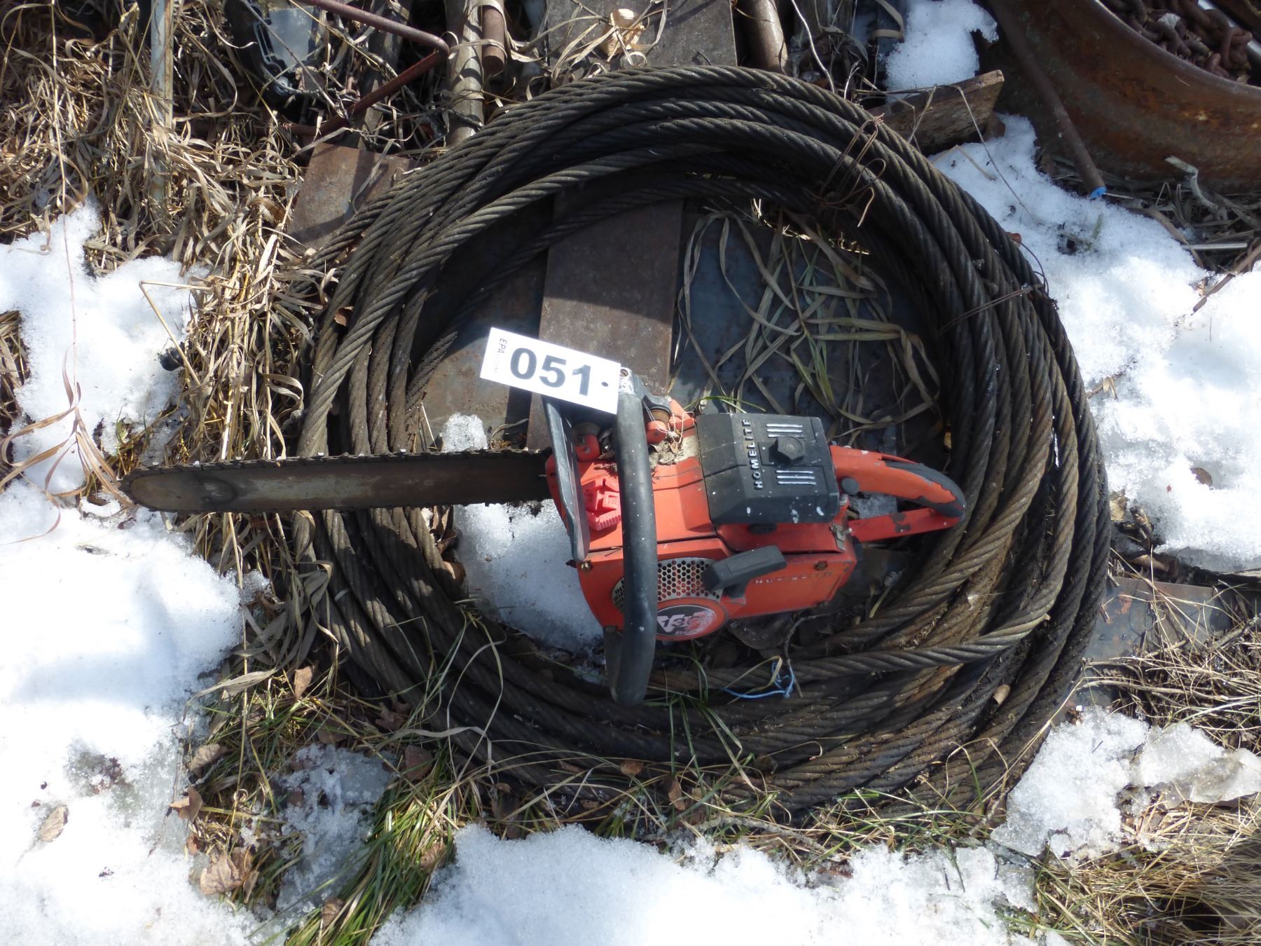 Cable & chain saw