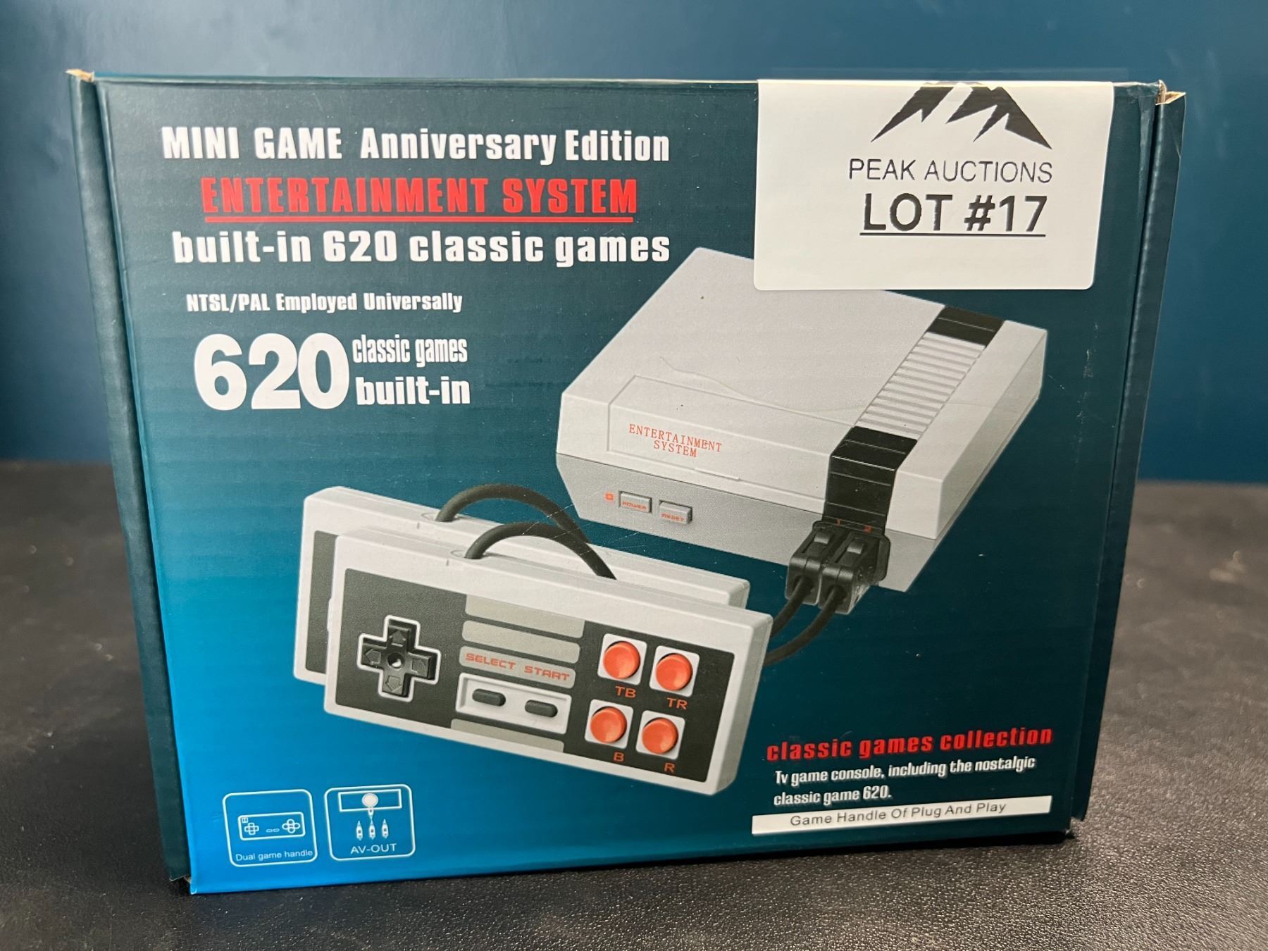Lot of 1 Mini Game Anniversary Edition Console (620 Classic/Retro Built ...