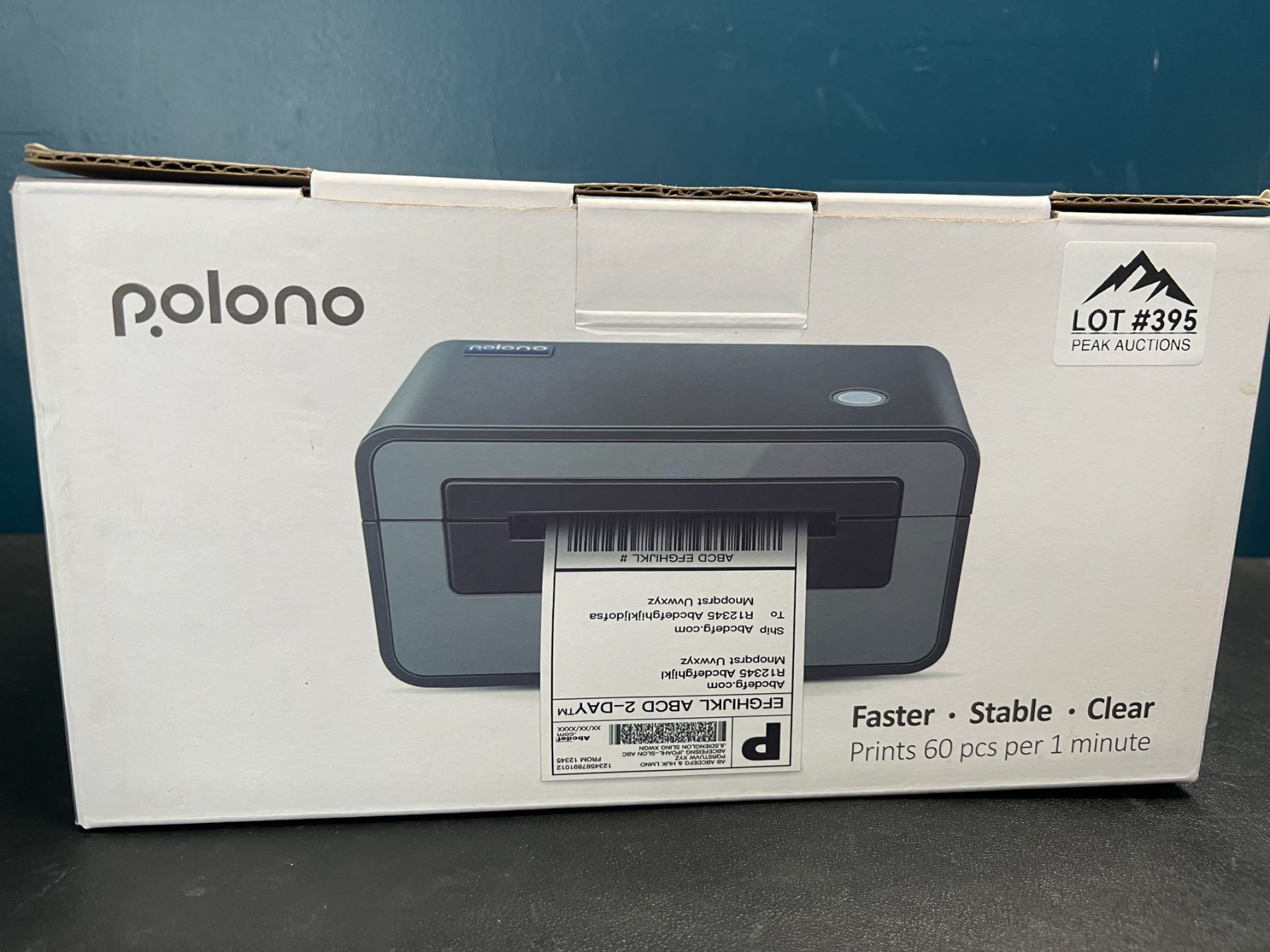 Lot of 1 Polono PL60 4x6 Thermal Label Printer for Shipping Labels