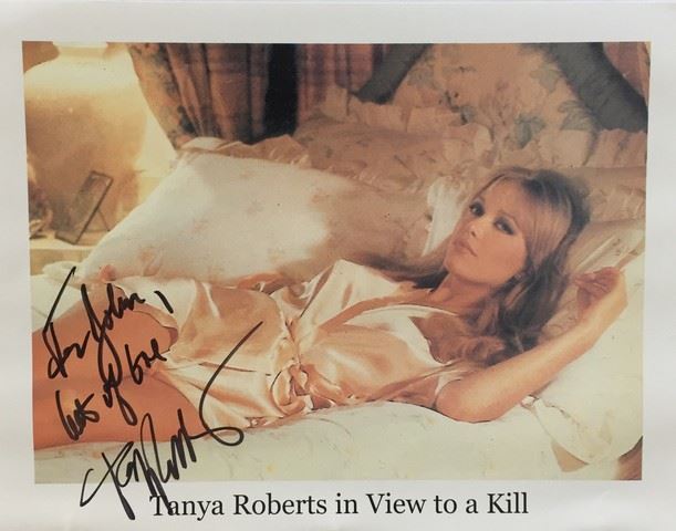 007 James Bond "A View To A Kill" (1985) Stacey Sutton (Tanya Roberts) Signed Photo